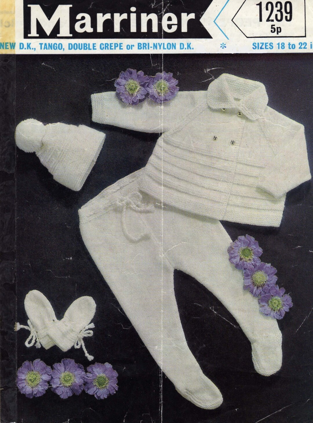 Knit Marriner Baby Perfect Pram Set Coat and More Instant Download ...