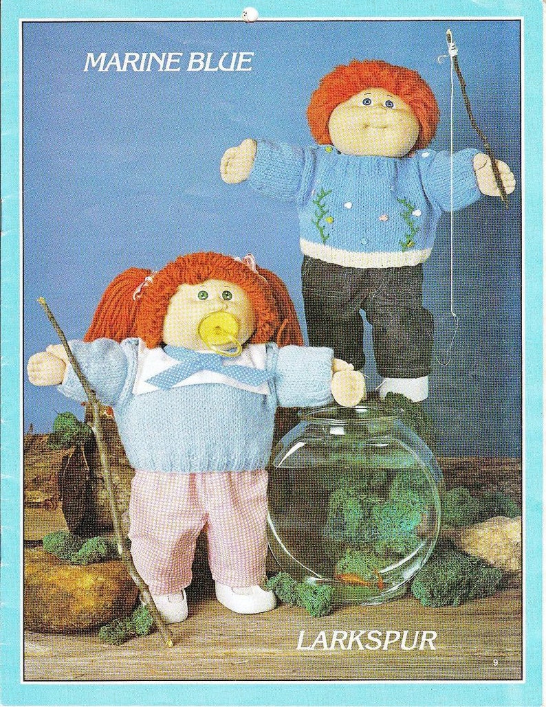 Knitting Pattern for Cabbage Patch Kids Doll 23 Designs - Etsy