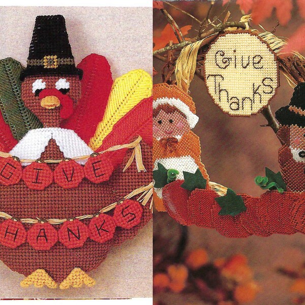 Thanksgiving Plastic Canvas - Etsy