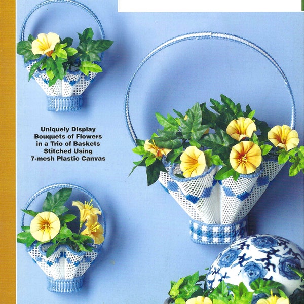 Plastic Canvas Flowers - Etsy