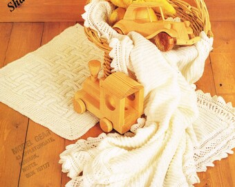 EM 1 BABY Cot Cover Pram Cover/pram Blanket/baby Shawl/ Vintage ...