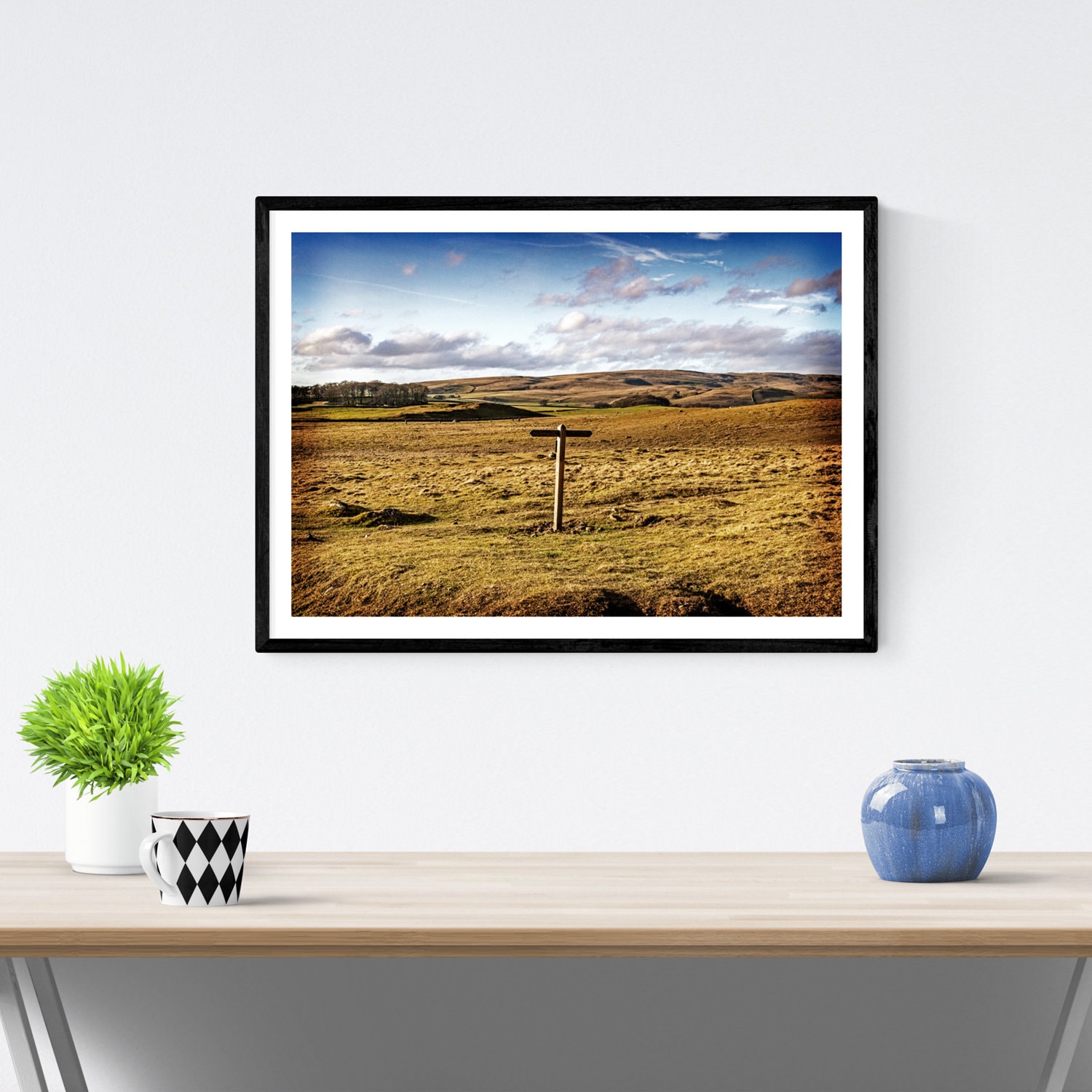 Which Way Next Colour Landscape Photographic Print Malham Yorkshire ...