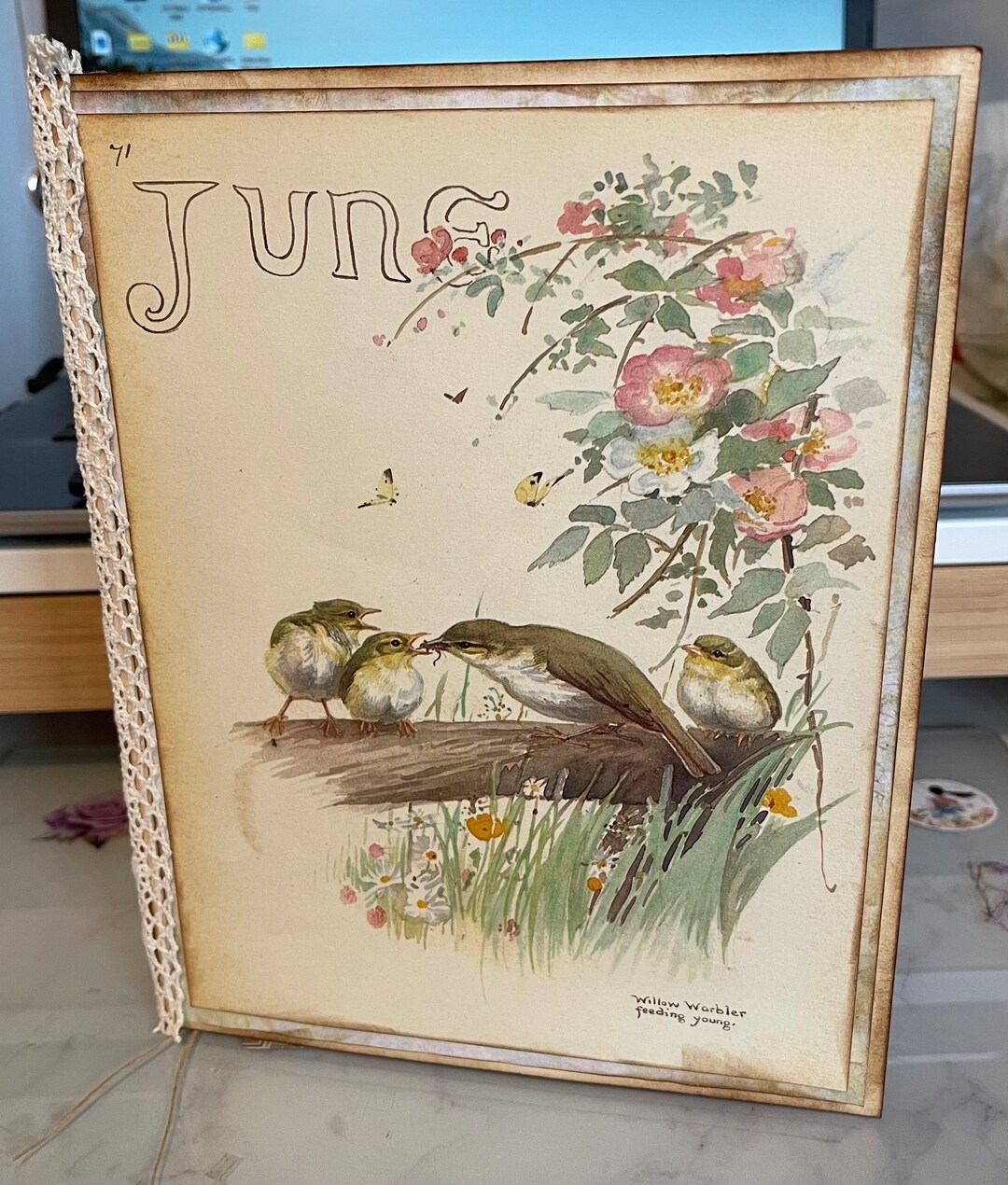Junk Journal Using the Month of June Pages From Diary of an Edwardian ...
