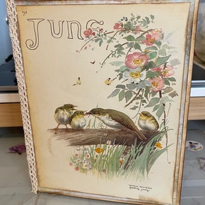 Junk Journal Using the Month of June Pages From Diary of an Edwardian ...
