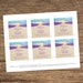 Beach Favor Card Tags Bch-13-ft-digital Download - Etsy
