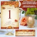 Fall-05-digital Download Fall Table Numbers and Place Cards - Etsy