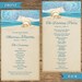 Beach Wedding Program Bch-10-wp-digital Download - Etsy