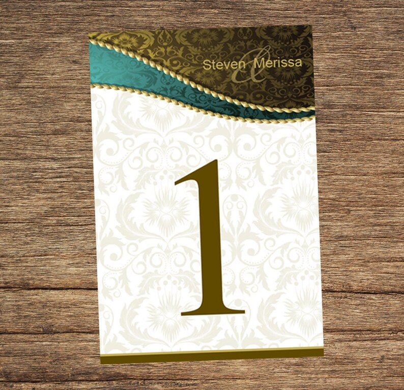 Western Country Table Number and Place Cards - Etsy