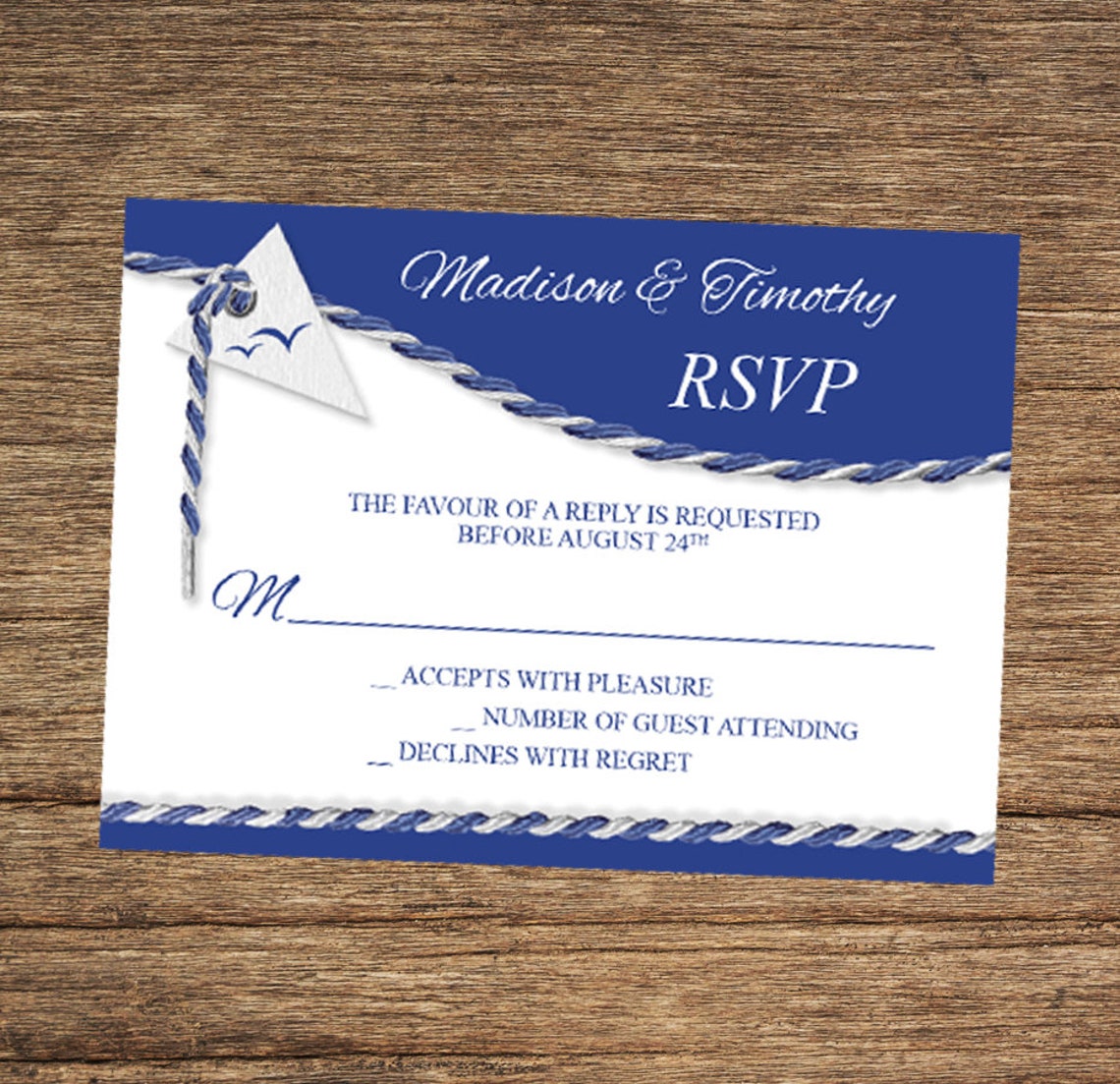 Bot-04-inv-rc-digital Download Nautical Invitation and Respond Card - Etsy