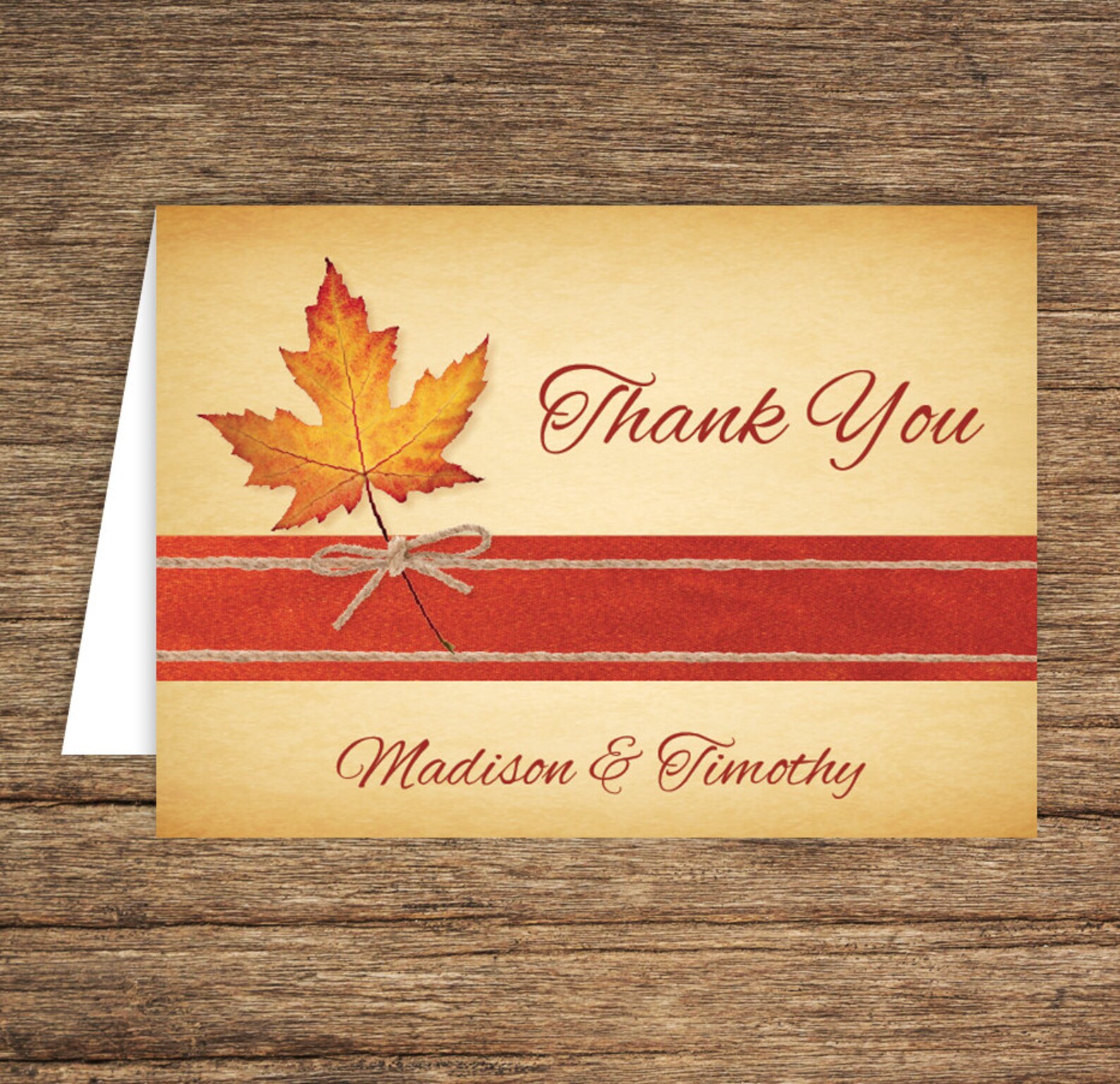 Fall Thank You Card Fall-01-ty-digital Download - Etsy