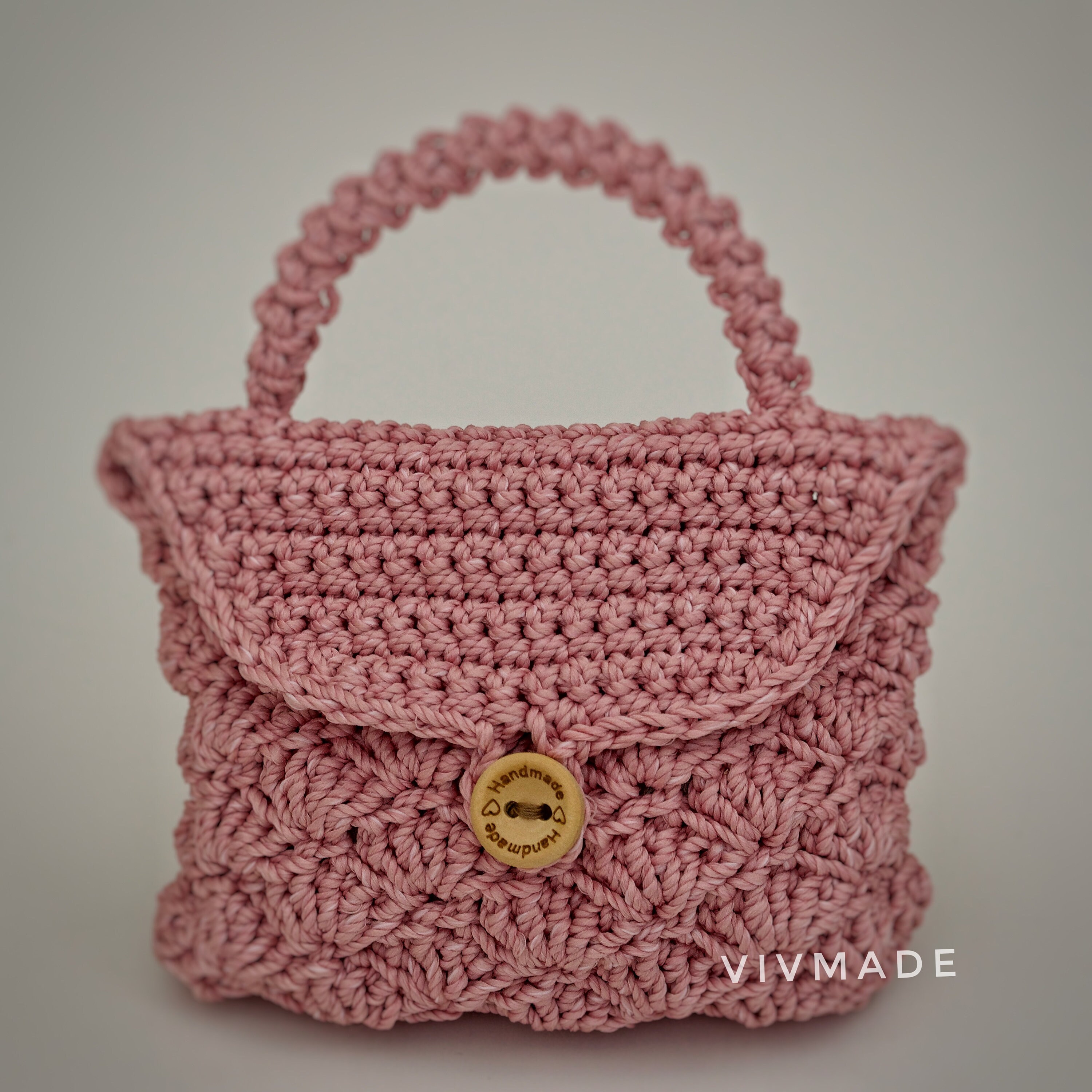 Crochet Mini Flap Pattern PDF, Crochet Pouch Pattern, Handmade Bag ...