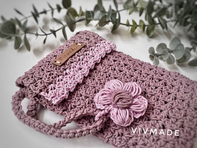 Crochet Phone Bag Pattern PDF | Crochet Phone Pouch | Handmade Phone ...