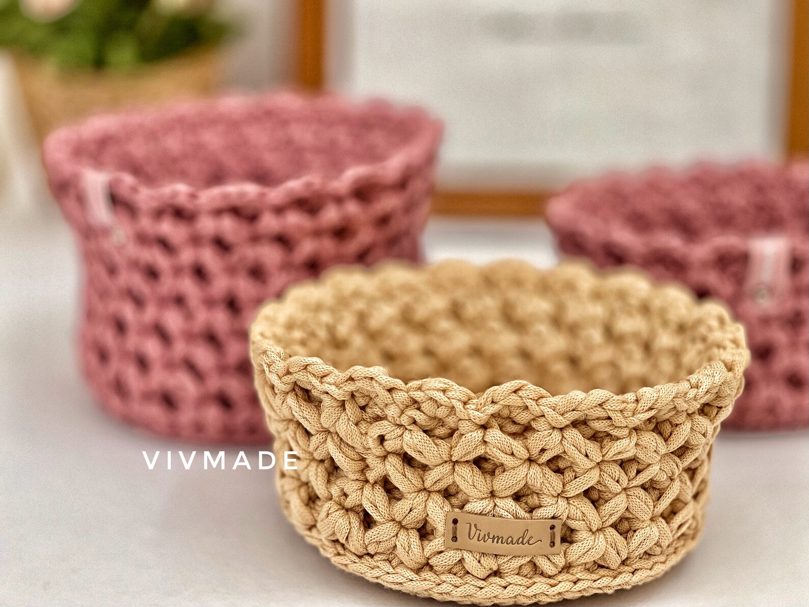 Crochet Round Basket Pattern | Handmade Basket Crochet Pattern | Video ...
