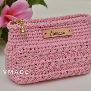 Crochet Star Stitch Pouch Pattern PDF | Crochet Pouch | Handmade Pouch ...