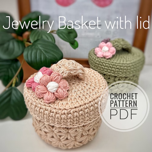 PDF Crochet Pattern Small Jewelry Box - Etsy