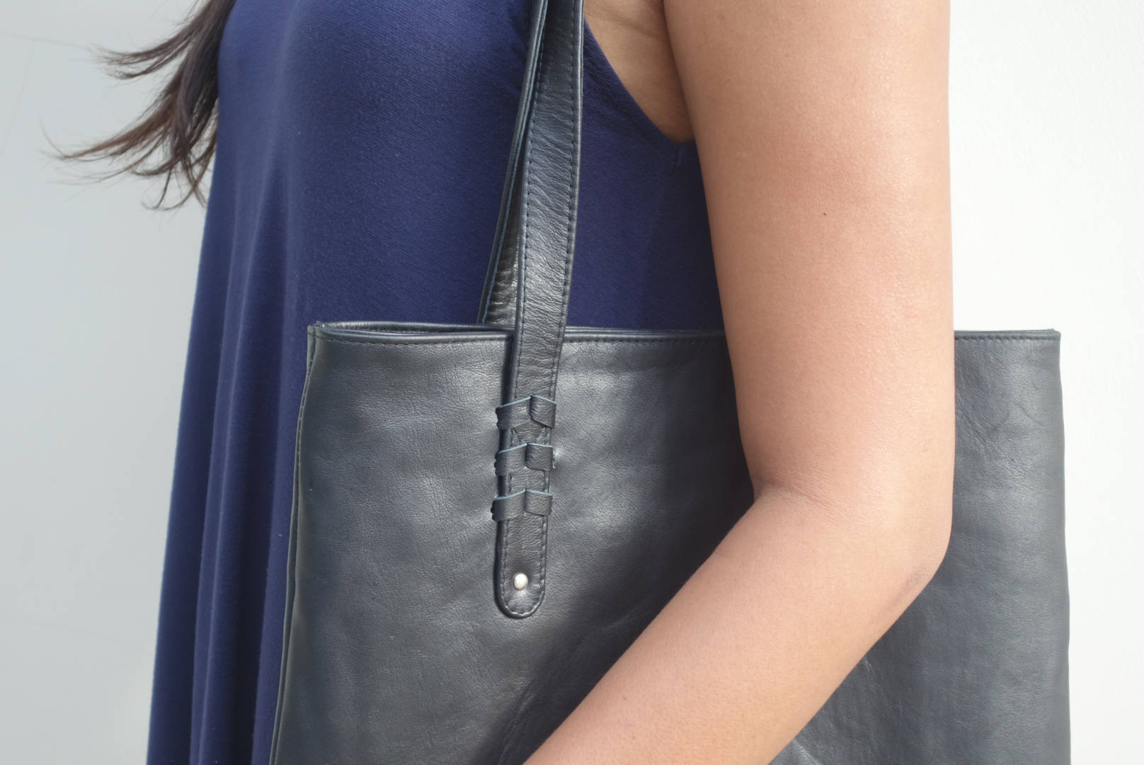 DIA Flat Leather Tote Bag 15 Inch Macbook Pro Laptop Bag - Etsy