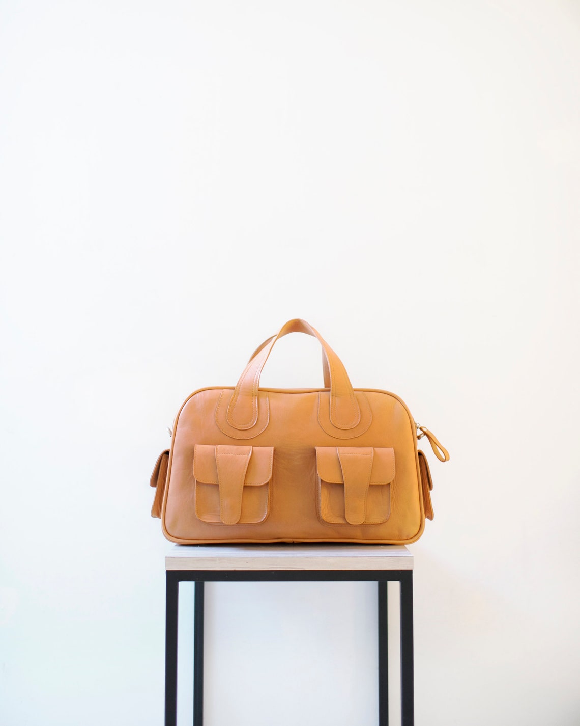 MARY - Light Tan Women's Travel Bag, Women's Weekender Bag, Light Tan ...