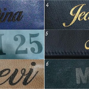 Initials on My Bag - Personalized Leather Bag, Initial Emboss, Initials ...