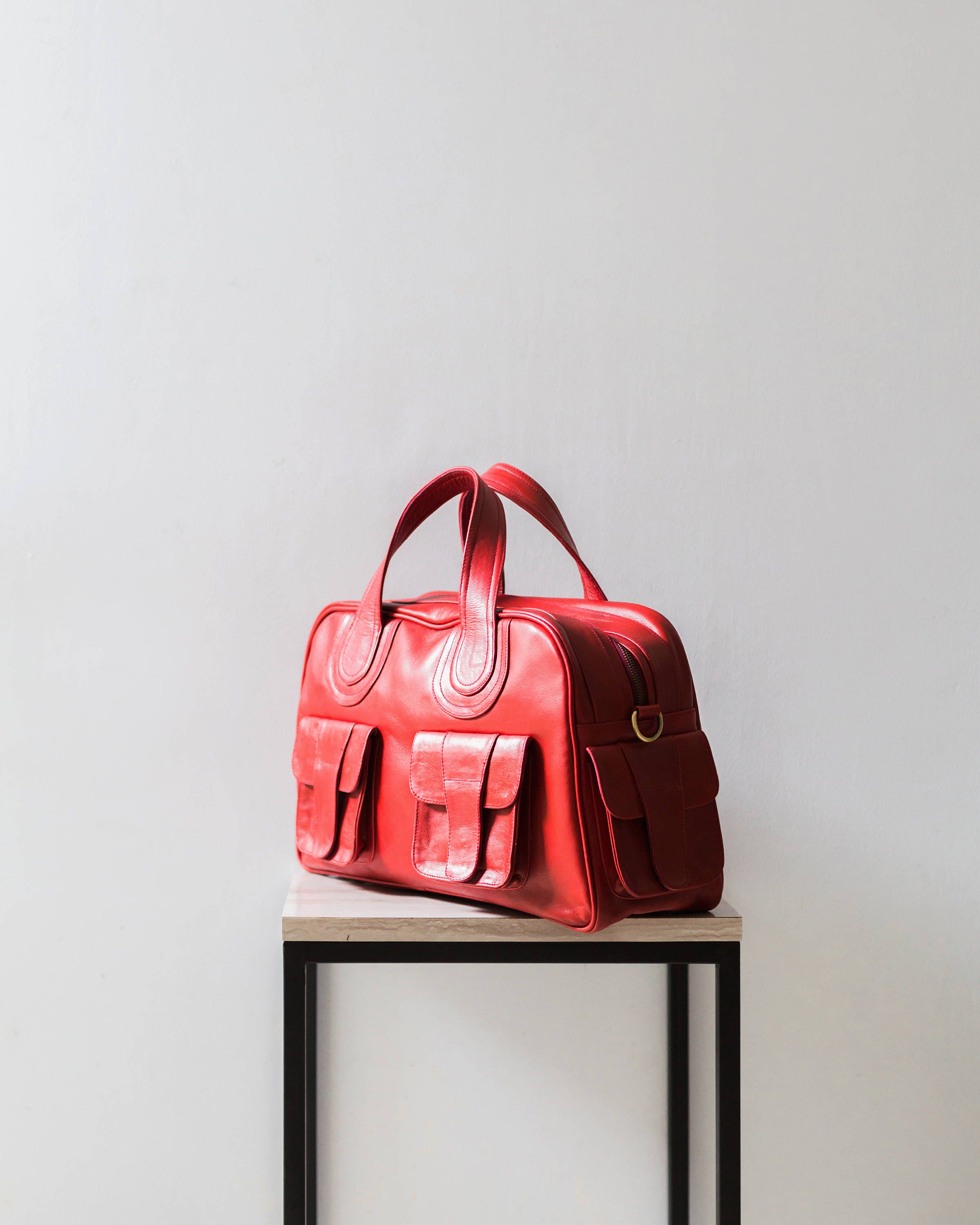 MARY - Maroon Women's Travel Bag, Women's Weekender Bag, Maroon Travel ...