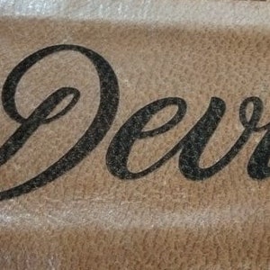 Initials on My Bag - Personalized Leather Bag, Initial Emboss, Initials ...