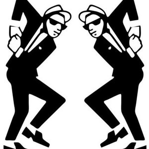 Ska Man Style Dancing Twins Man Cave Bar 70s 80s Music Mod Skinhead ...