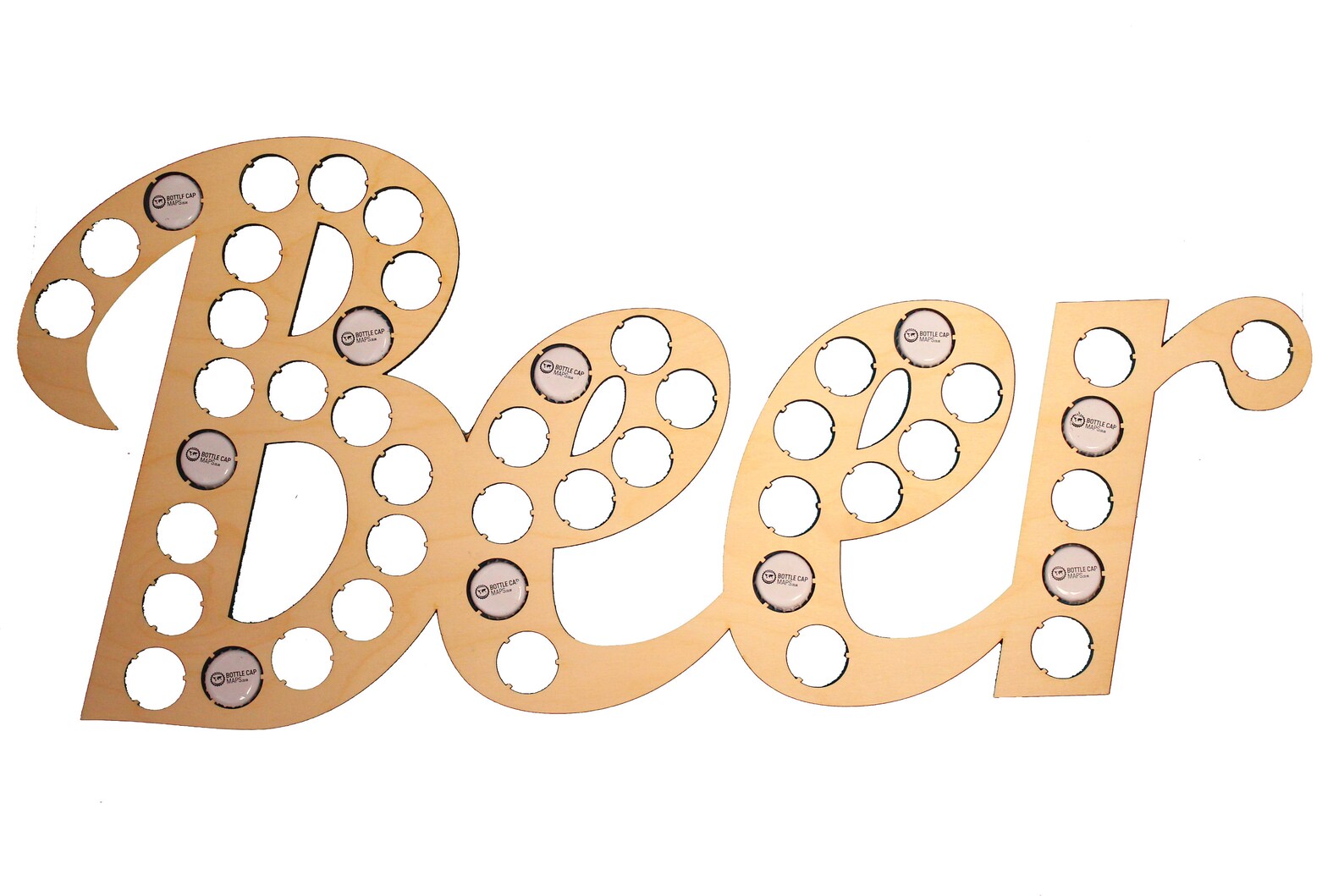 Beer Lettering Beer Cap Collection Beer Word Gift Art Letters | Etsy