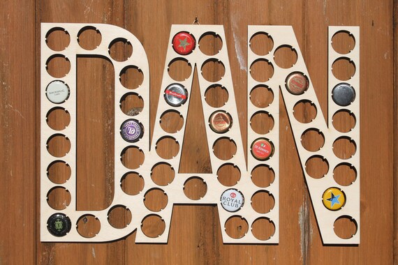 Bottle Cap Letters