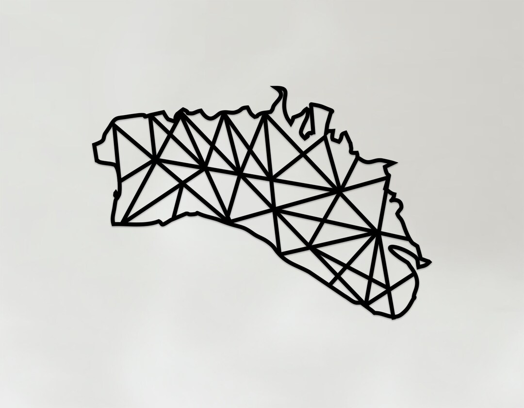 Geometric Menorca Art - Wooden Country Wall Art - Menorca Gift - Etsy UK