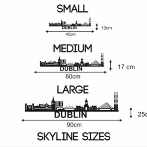 Dublin Skyline Dublin Gift Skyline Art City Name - Etsy