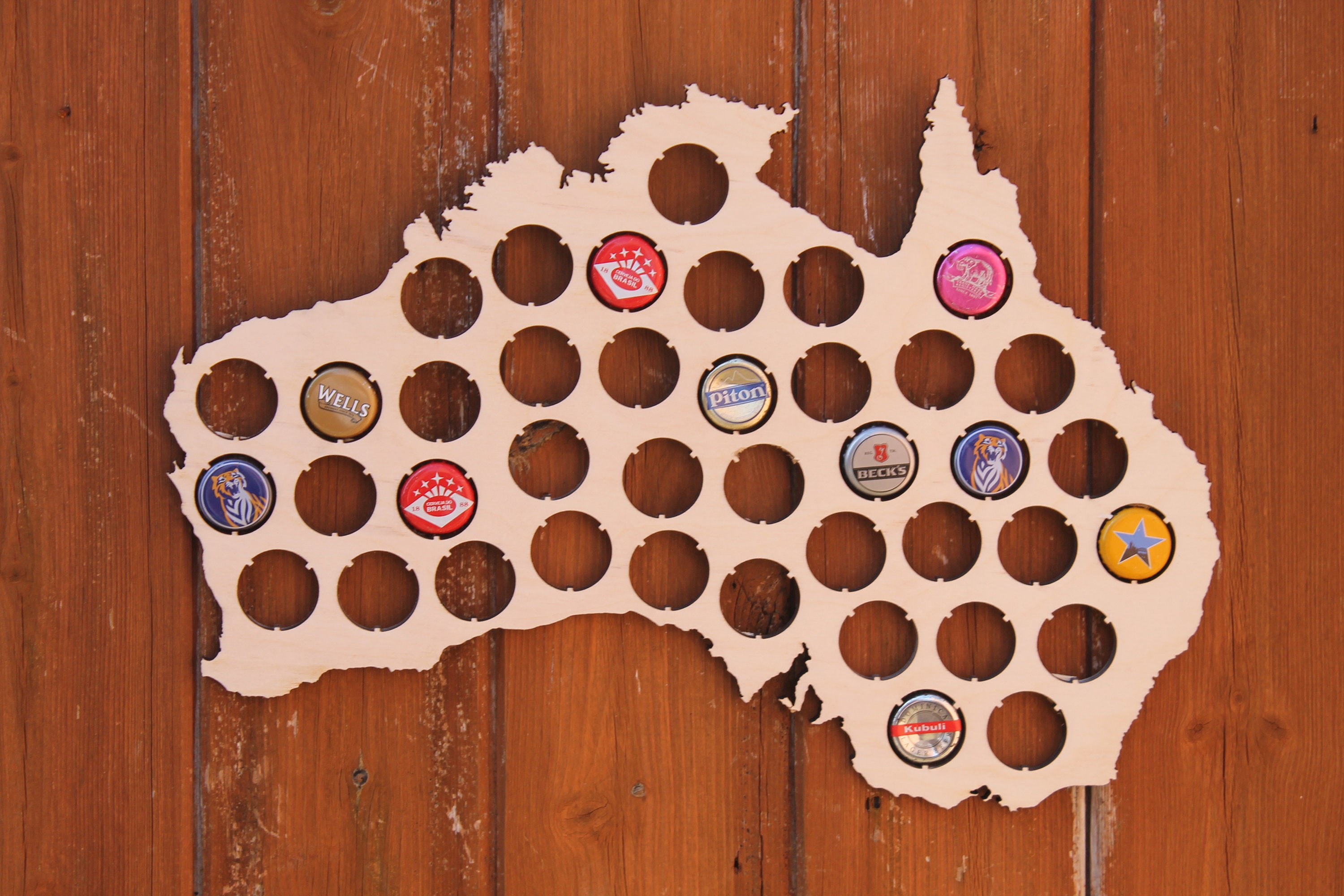 Australia Beer Cap Map Bottle Cap Map Collection Beer Cap Gift | Etsy ...