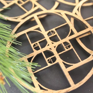 Christmas Tree Decoration Fibonacci Golden Ratio Phi Sacred Geometry ...