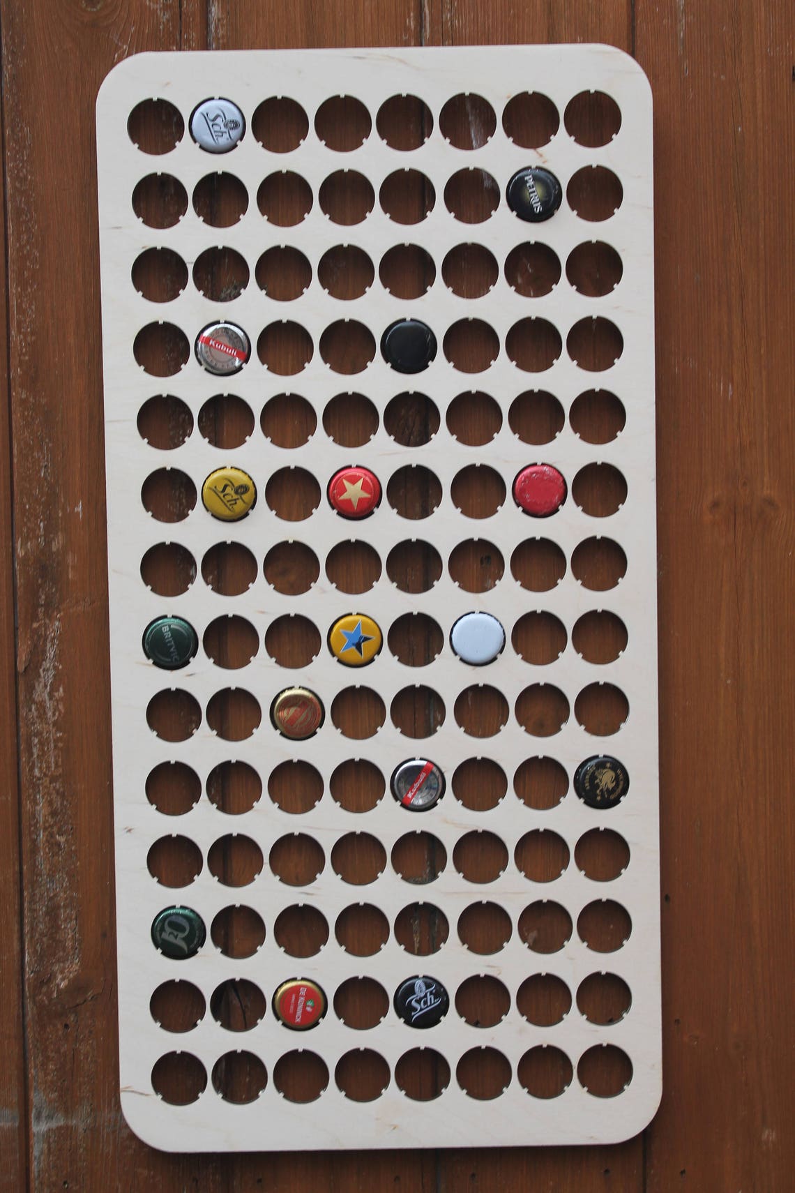 112 Bottle Cap Display Map Beer Cap Collection | Etsy UK