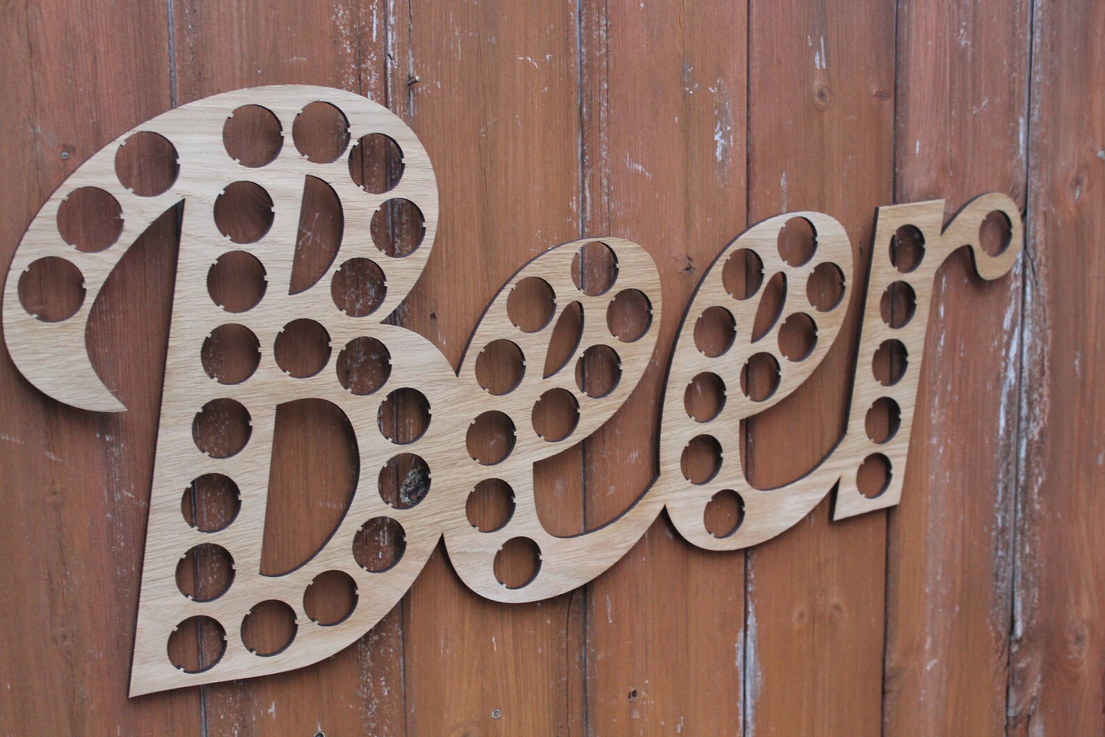 Beer Lettering Beer Cap Collection Beer Word Gift Art Letters - Etsy