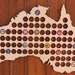 Beer Bottle Beer Cap Map Bottle Cap Map Collection Beer Gift - Etsy