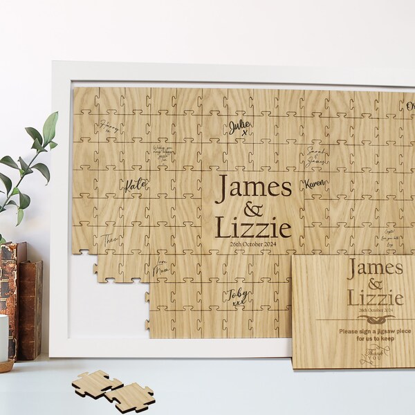 Wedding Puzzle Guest Book - Etsy