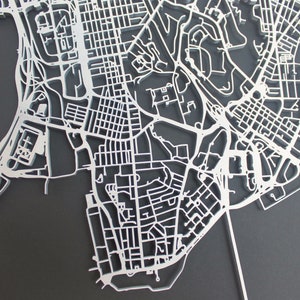 Hong Kong Island and Kowloon Wood Map Laser Cut Street Map - Etsy UK