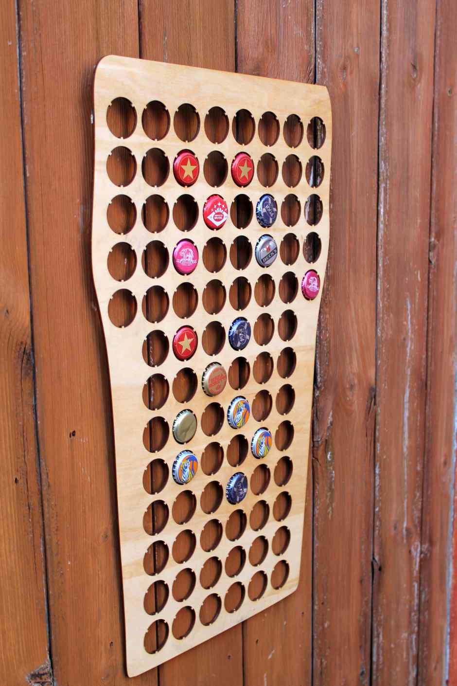 Pint Glass Beer Cap Map Bottle Cap Map Collection Gift Art - Etsy