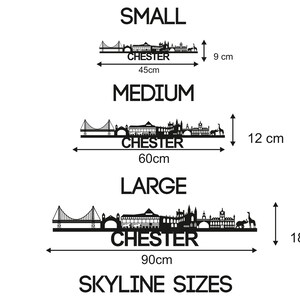 Chester Skyline Chester Gift Skyline Art City Name - Etsy