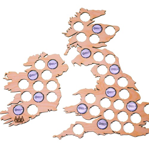 Beer Bottle Beer Cap Map Bottle Cap Map Collection Beer Gift | Etsy