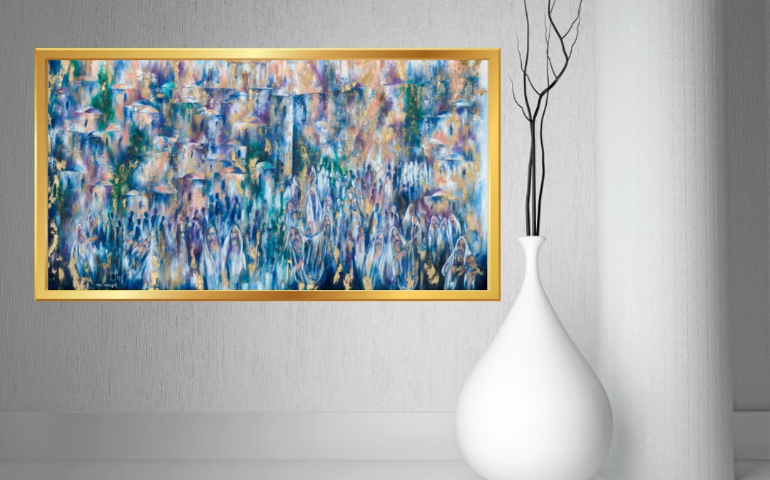 Simchas Beis Hashoeva Wall Art – Sukkot Celebration in Jerusalem ...