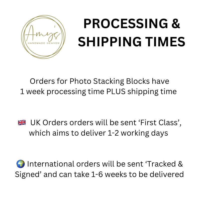 Stacking Photo Blocks Set Photo Gift Wooden Photo Block - Etsy