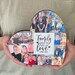 20cm Heart Photo Collage Family Quote - Etsy UK
