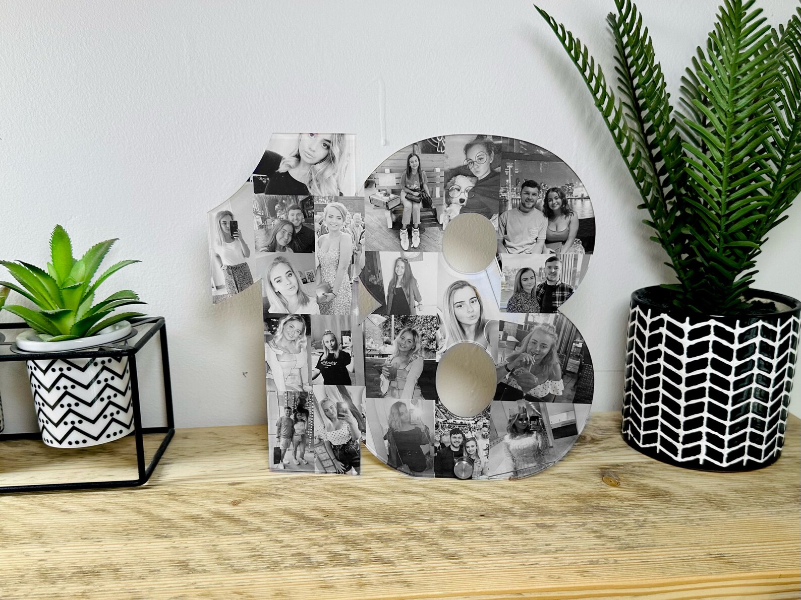 18 Number Photo Collage, Photo Gift, 18th Birthday Gift for Girl or Boy ...
