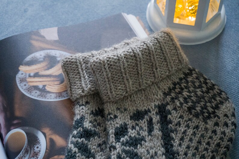 Knit Socks Pattern Colorwork Sock Pattern Easy Sock Pattern Beginner ...