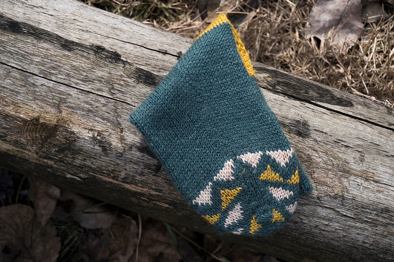 Easy Colorwork Knit Socks Pattern Beginner Socks Pattern Woodland Socks ...