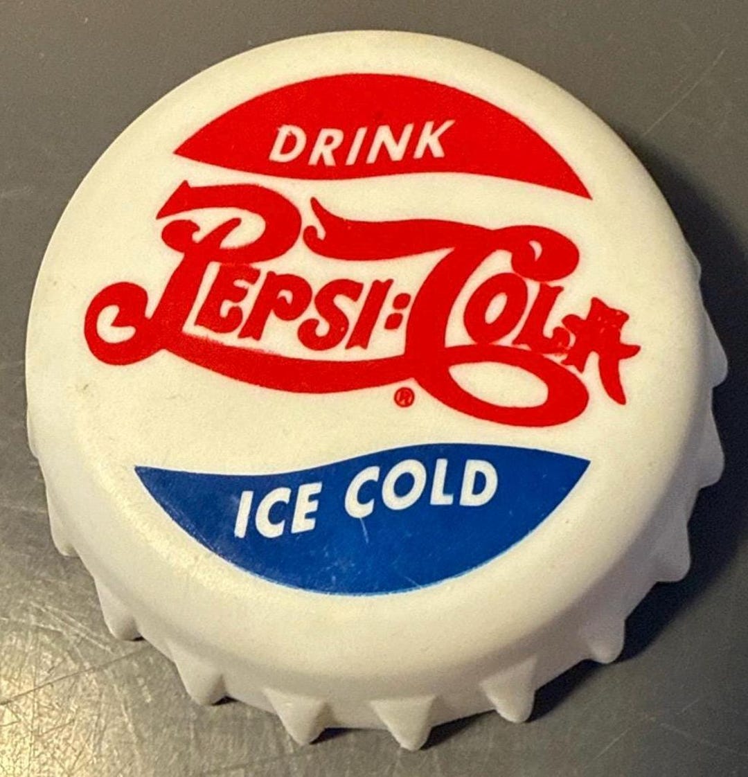 Vintage 1994 Pepsi Bottle Cap Munchkin Reusable Ice Pack - Etsy