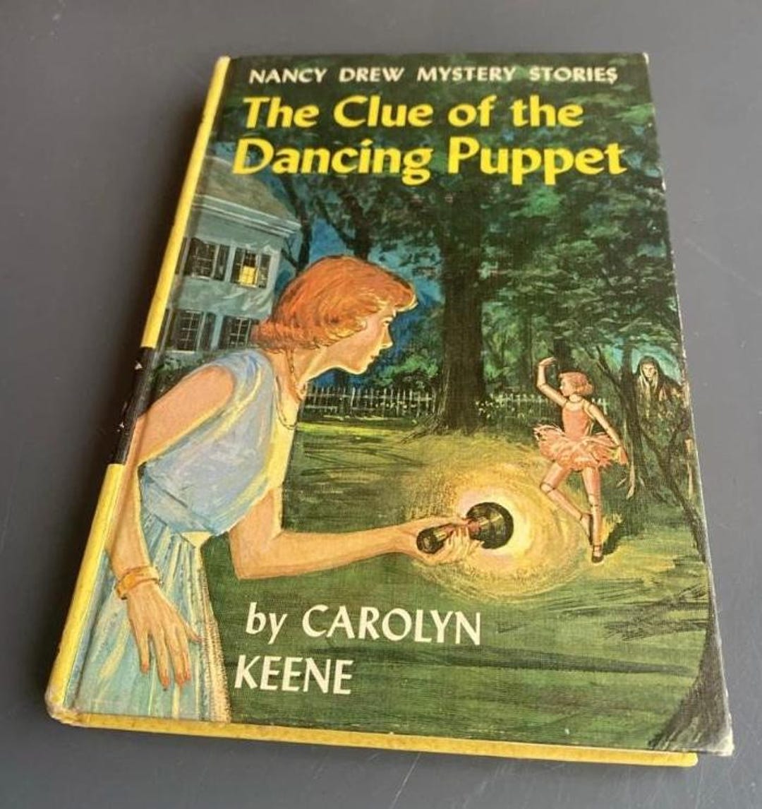 Nancy Drew #39 “clue of the Dancing Puppet “ by Carolyn Keene Mystery ...