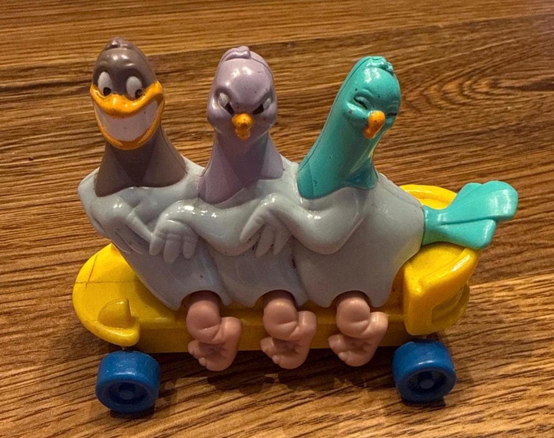Vintage Animaniacs Mcdonald’s Goodskate Goodfeathers Happy Meal Toy ...