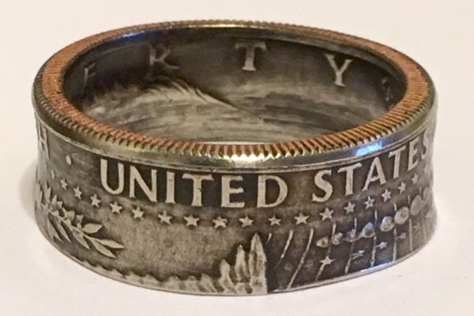Half Dollar Coin Ring - Etsy