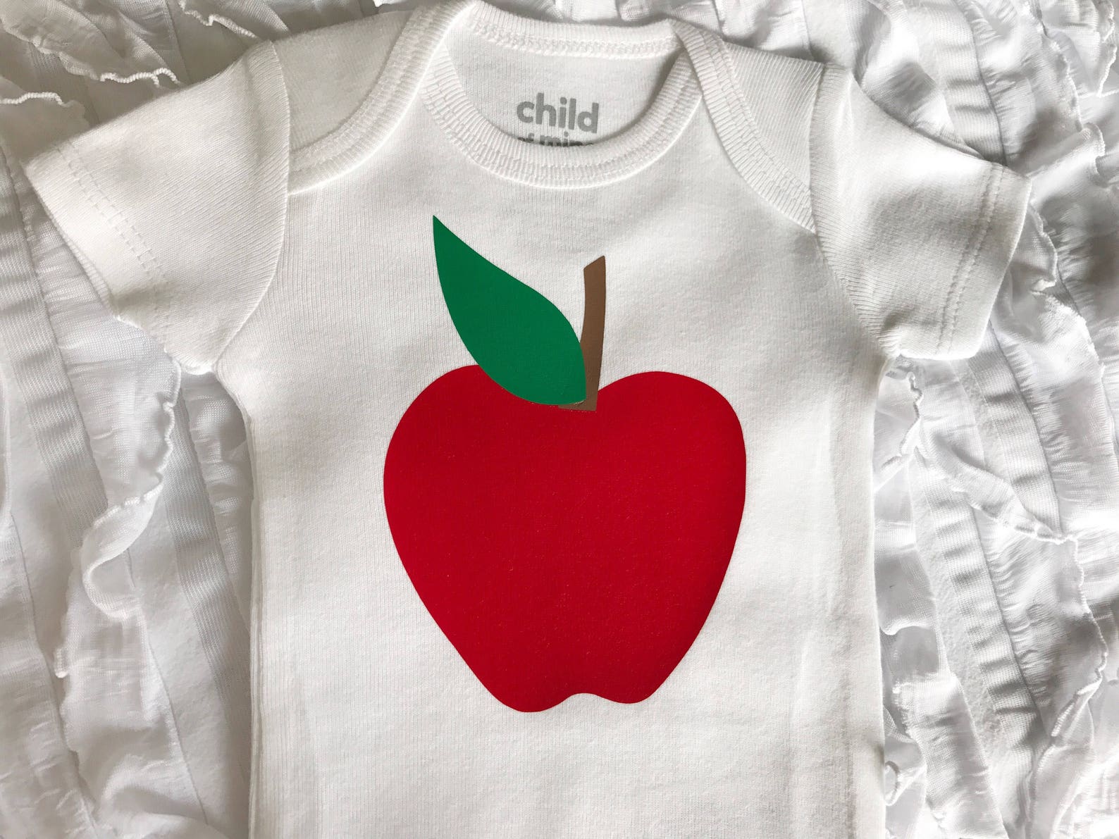 First Birthday Apple Outfit.apple Name Bodysuit. Apple. Fall | Etsy